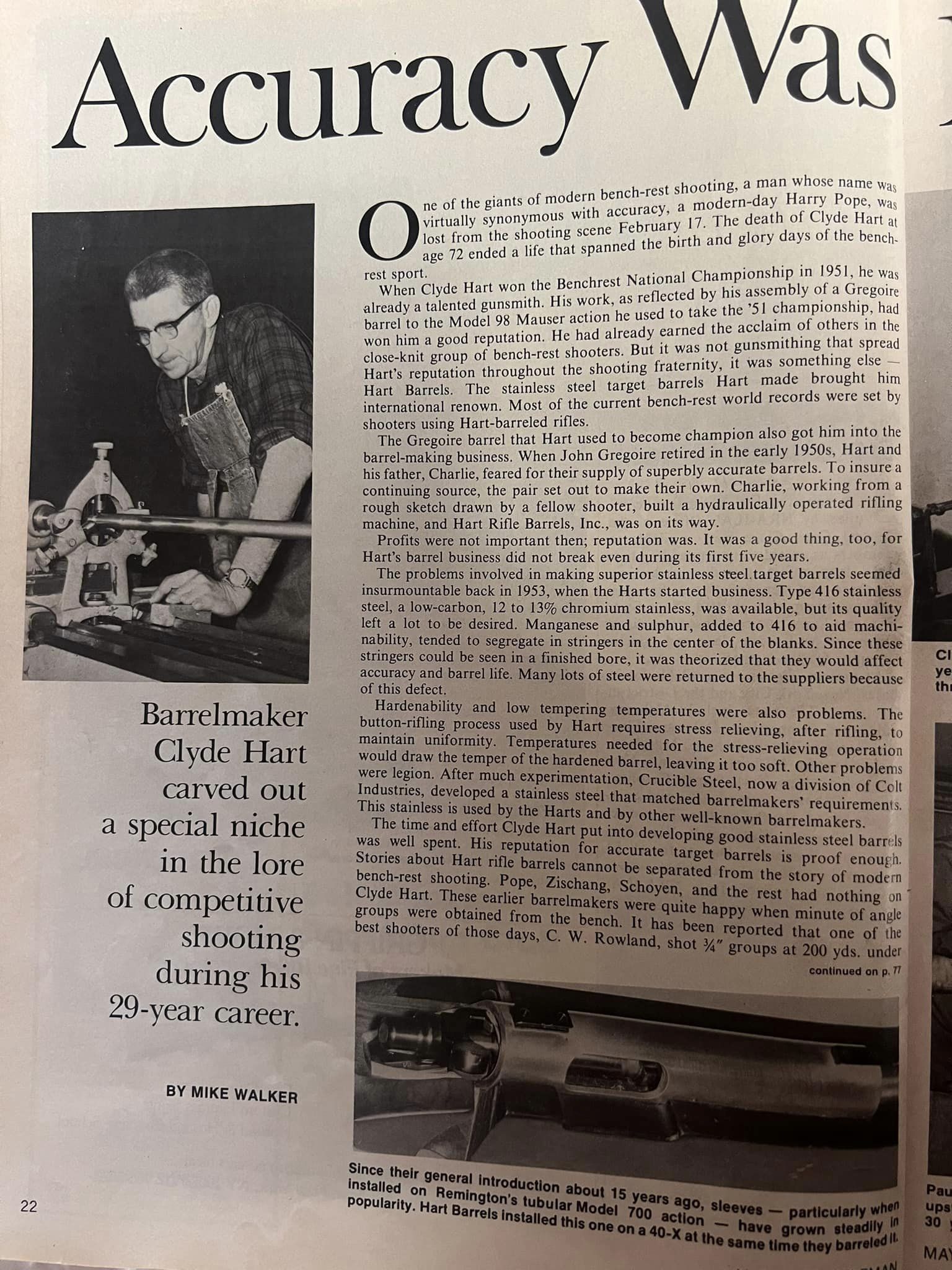 About Us – Hart Rifle Barrels